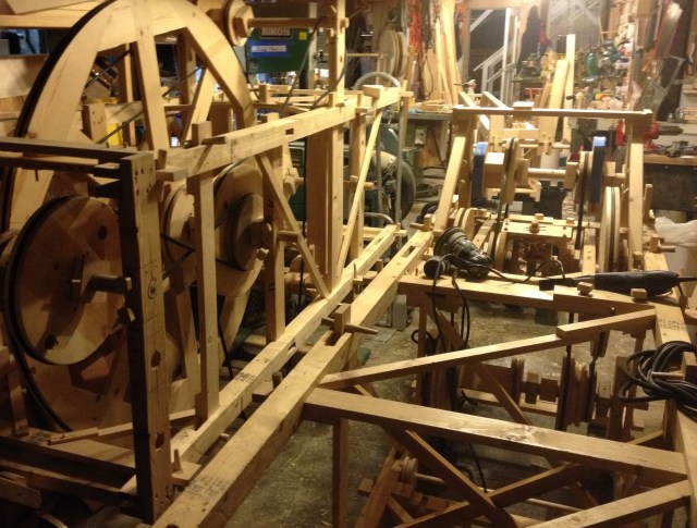 Bernal Artist Building Medieval Rube Goldberg Machine in Garage ...