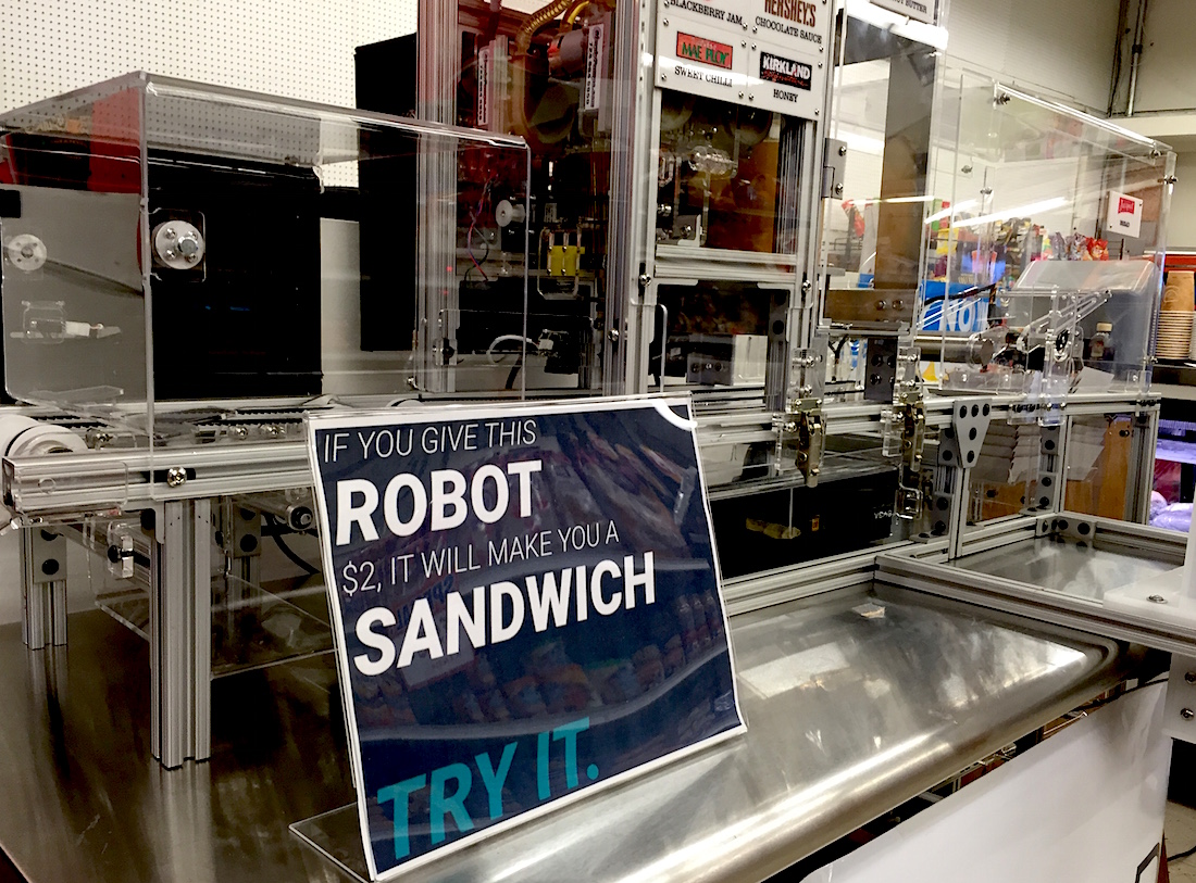Sandwich-Making Robot in Andi’s Market Looks Like Terminator, Tastes ...