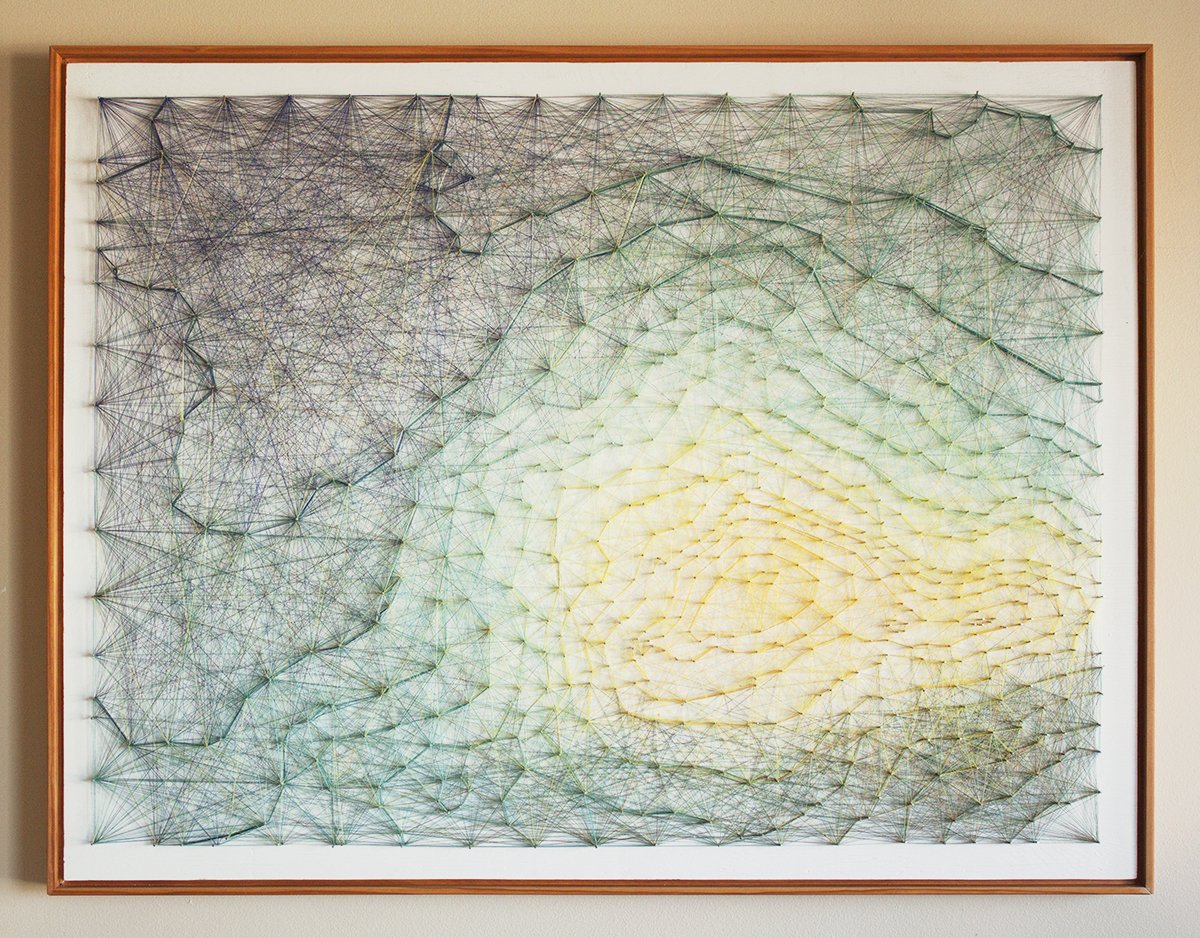 Neighbor Creates Amazing, Intricate String-Art Map of Bernal Heights ...